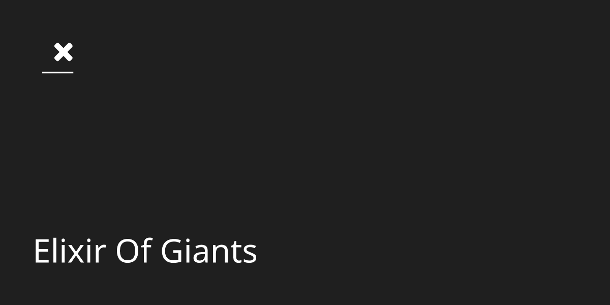 🔥 Elixir of Giants: Strength in a Bottle | WoW Guides