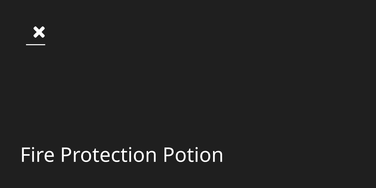 🔥 Fire Protection Potion: Fire Resistance | WoW Guides