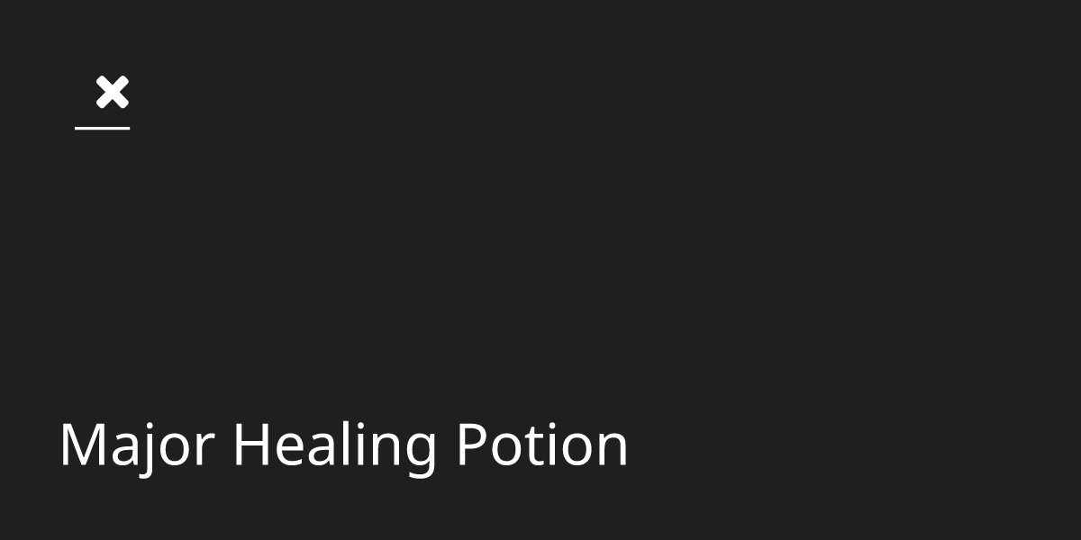 🔮 Major Healing Potion in WoW | WoW Guides