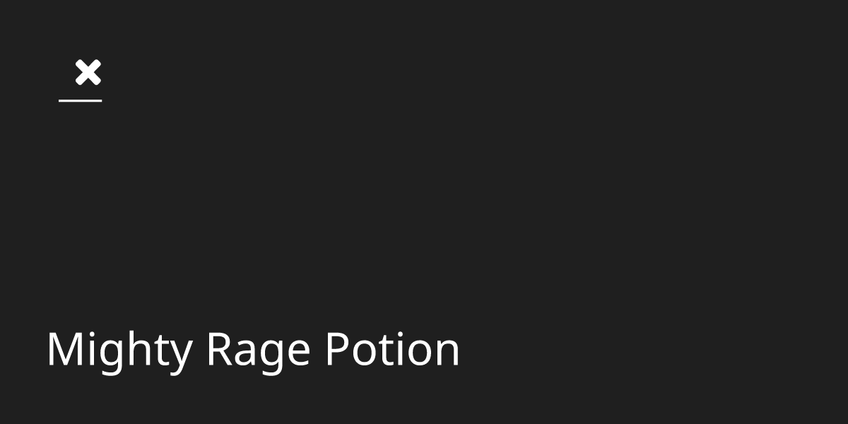 🔥 Mighty Rage Potion in WoW | WoW Guides