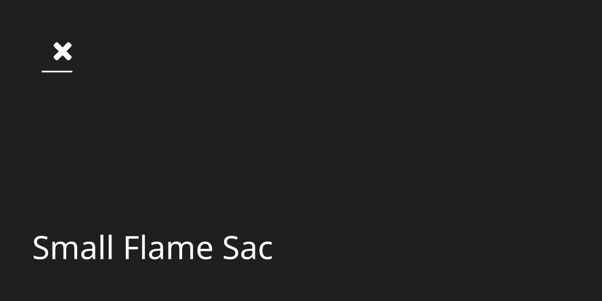 🔥 Small Flame Sac Guide: Uses in WoW | WoW Guides